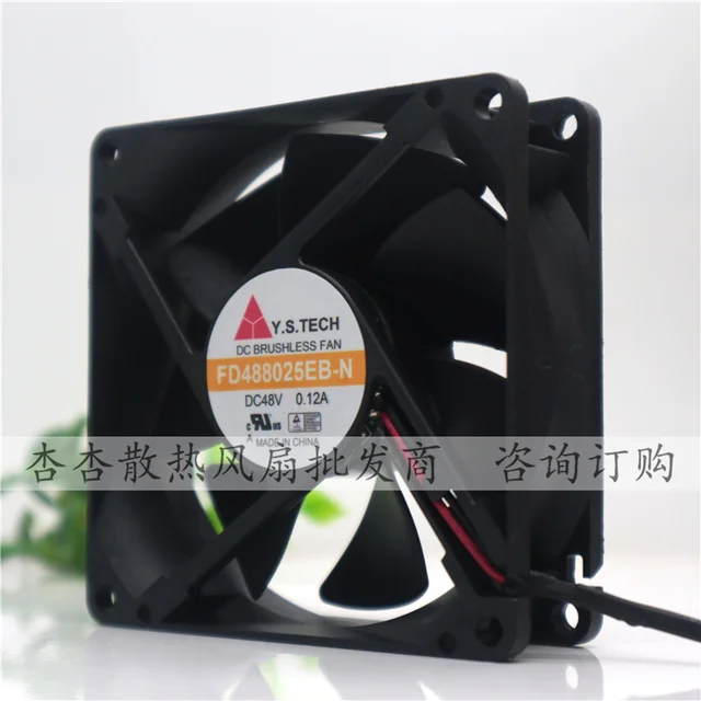 Original 8025 48V 0.11A FD488025EB-N inverter cooling fan 8CM ...