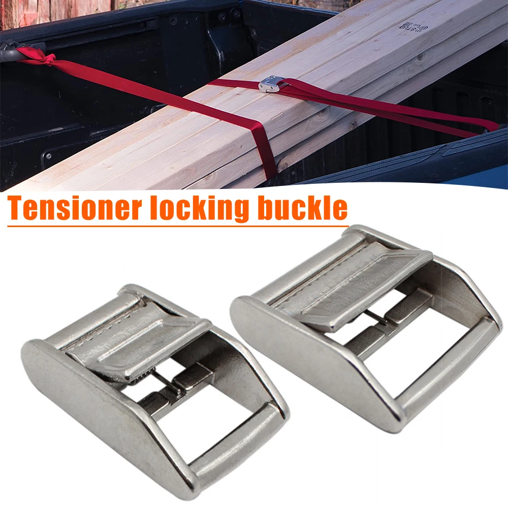 Webbing Tensioner Stainless Steel Cam Flap Buckles Press Cam Buckles ...