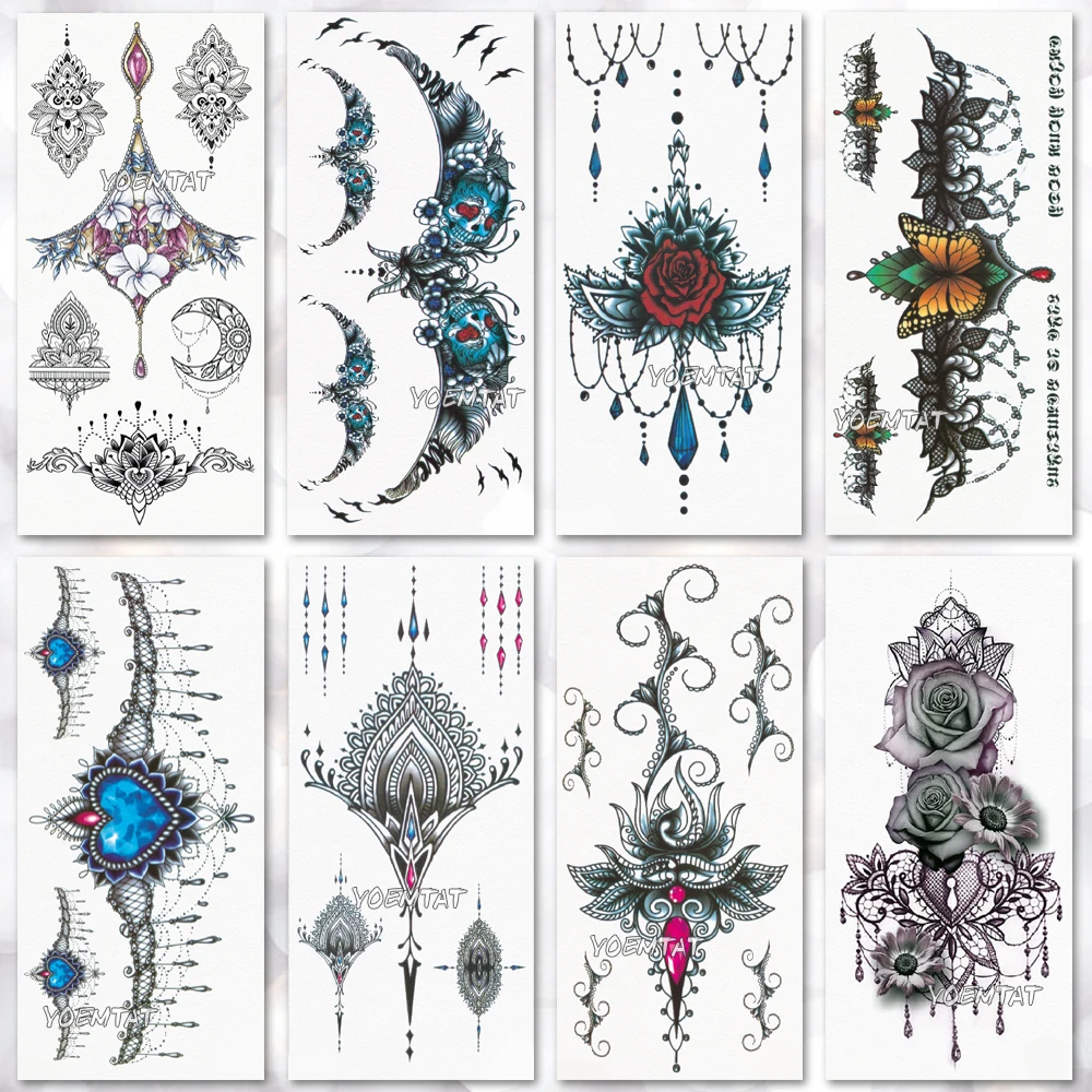 Waterproof Temporary Tattoo Stickers On The Body Art Temporary Men ...