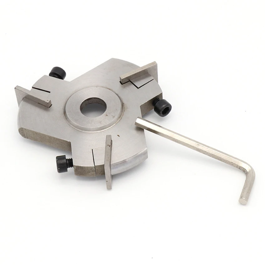 8-9cm 3 Leaf Blade Wood Carving Milling Cutter For Carbide Angle ...