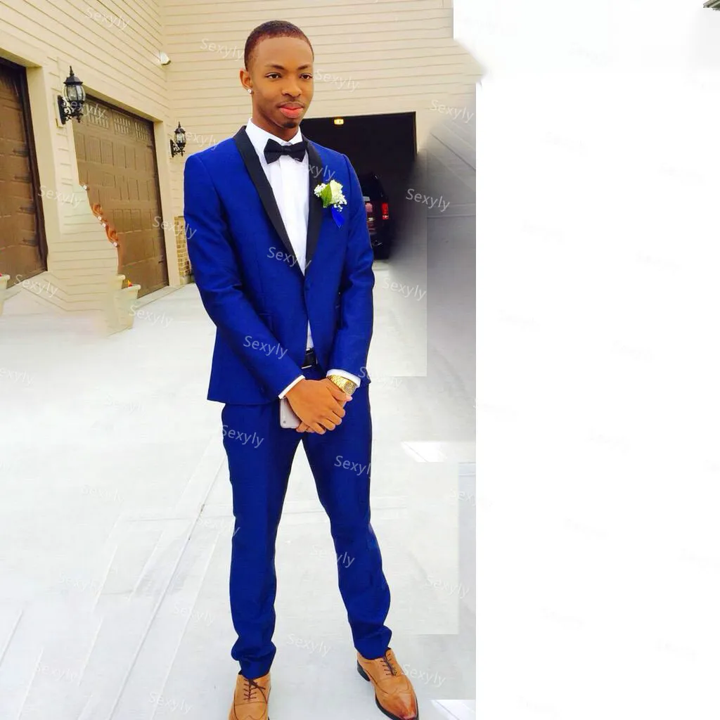 Royal Blue Prom Tuxedo