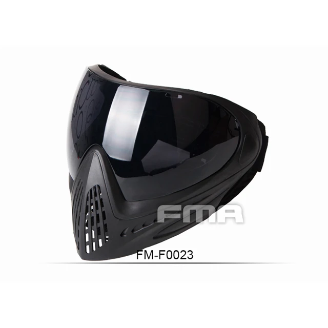 FMA F1 Full Face Mask with Single Layer Paintball Safety Protective ...