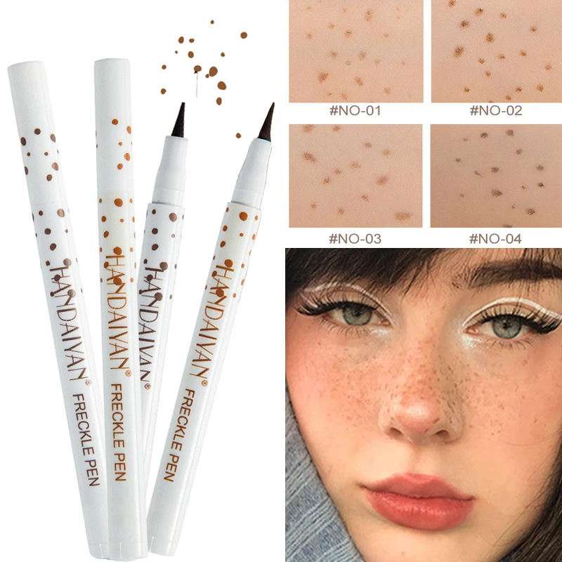 1pc Natural Fake Freckles Pen Dot Spot Face Makeup, Light Brown 【SALE ...
