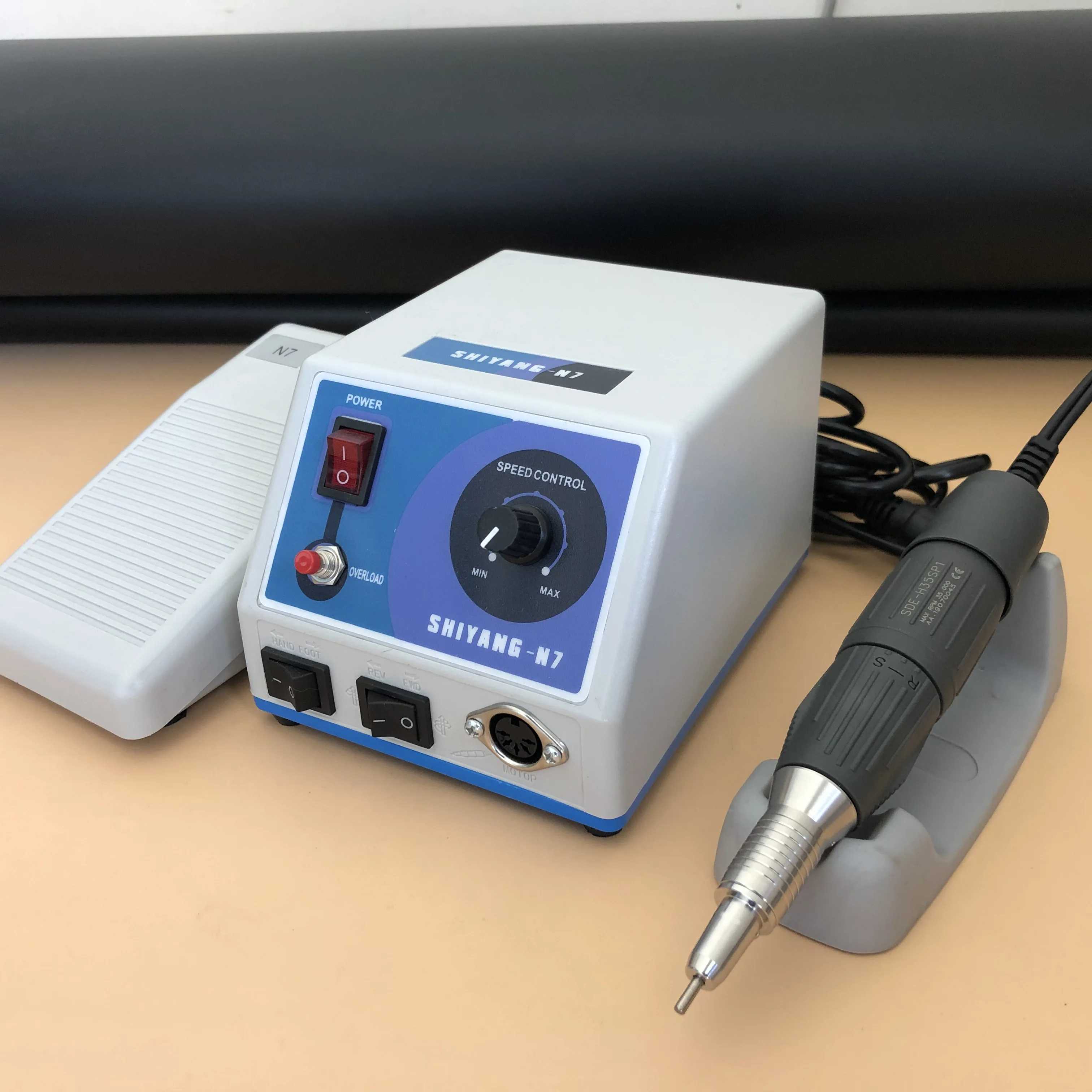 SMT MARATHON Dental Lab strong Micromotor Machine SHIYANG N7 + 35K RPM ...