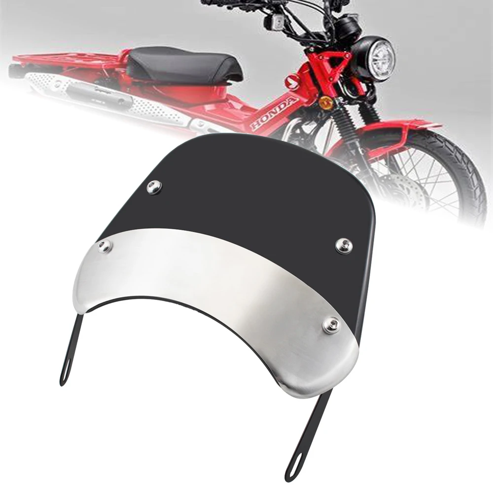 Motorcycle-Windshield-Wind-Deflector-Windscreen-For-HONDA-CT125-CT-125 ...