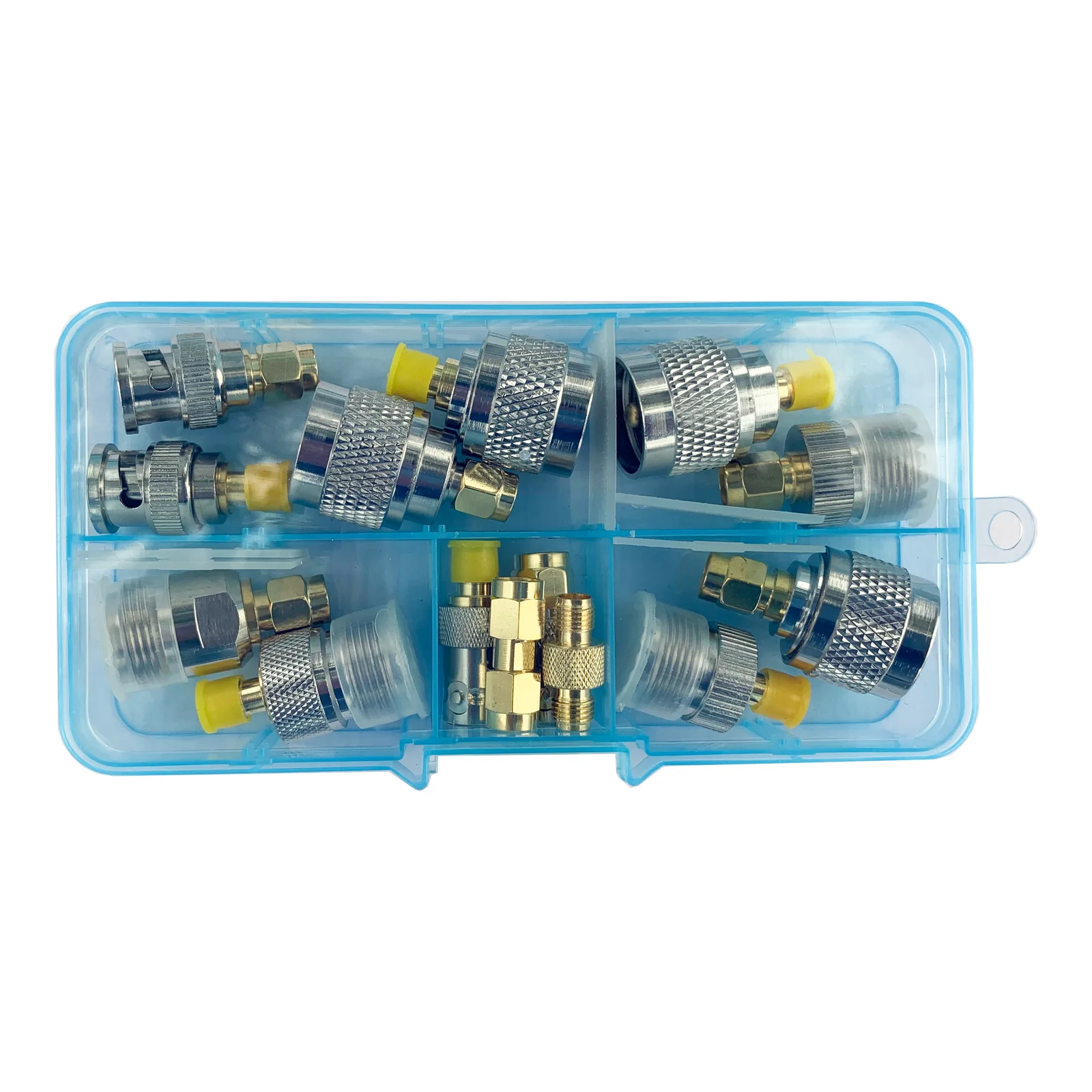 SMA Connector 14PCS RF Adapter to BNC UHF N type Coax Coupling Nut ...