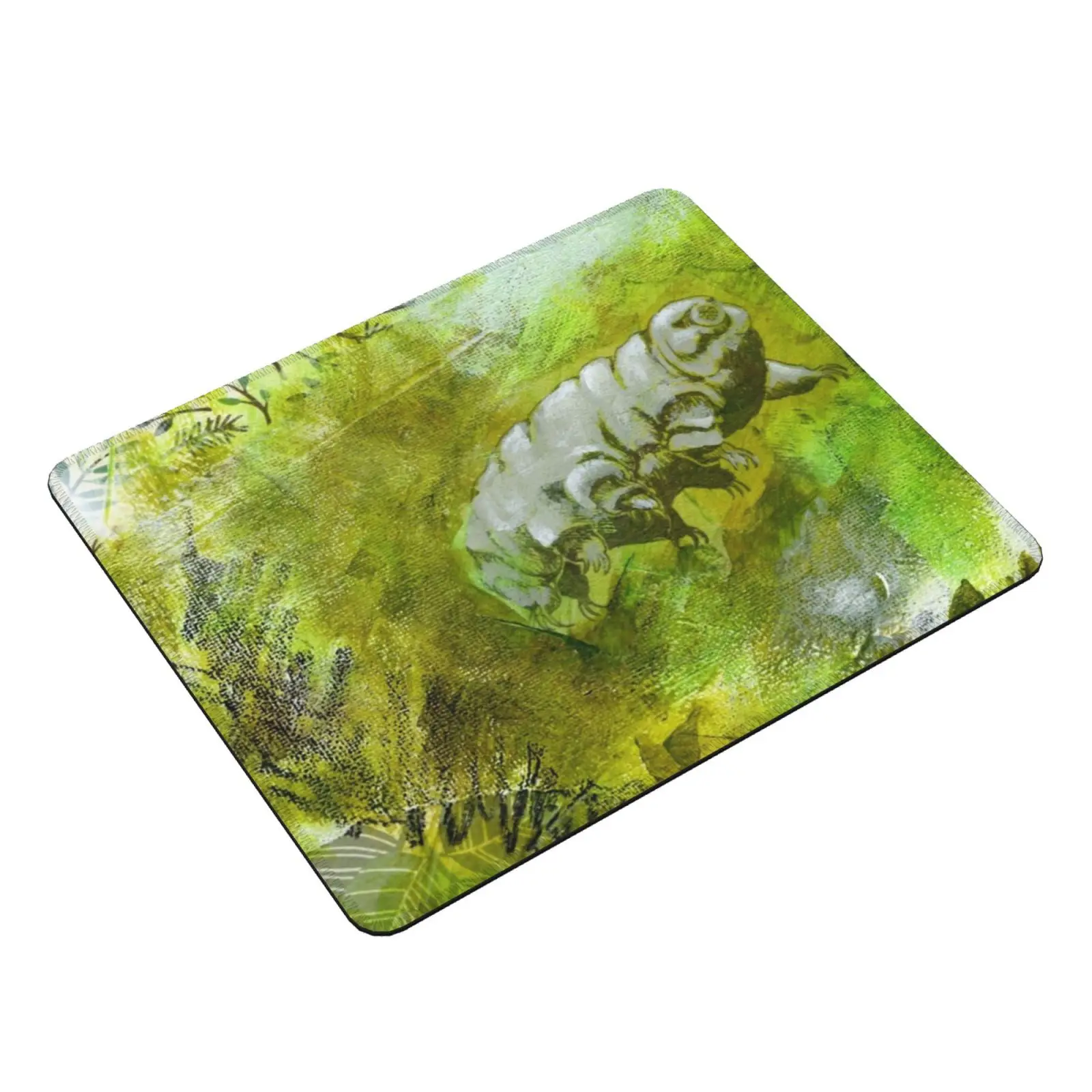 크로키 RolyPoly Tardigrade 마우스 패드 DIY 프린트 워터 베어 콜라주 아 - 티몬