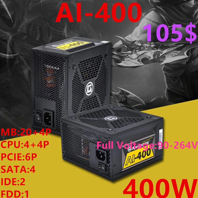 Original PSU For ApexGaming Non Modular Game Mute Power Supply Rated ...