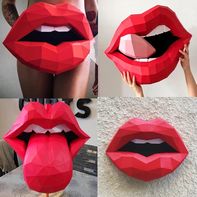 3d Paper Lipstick