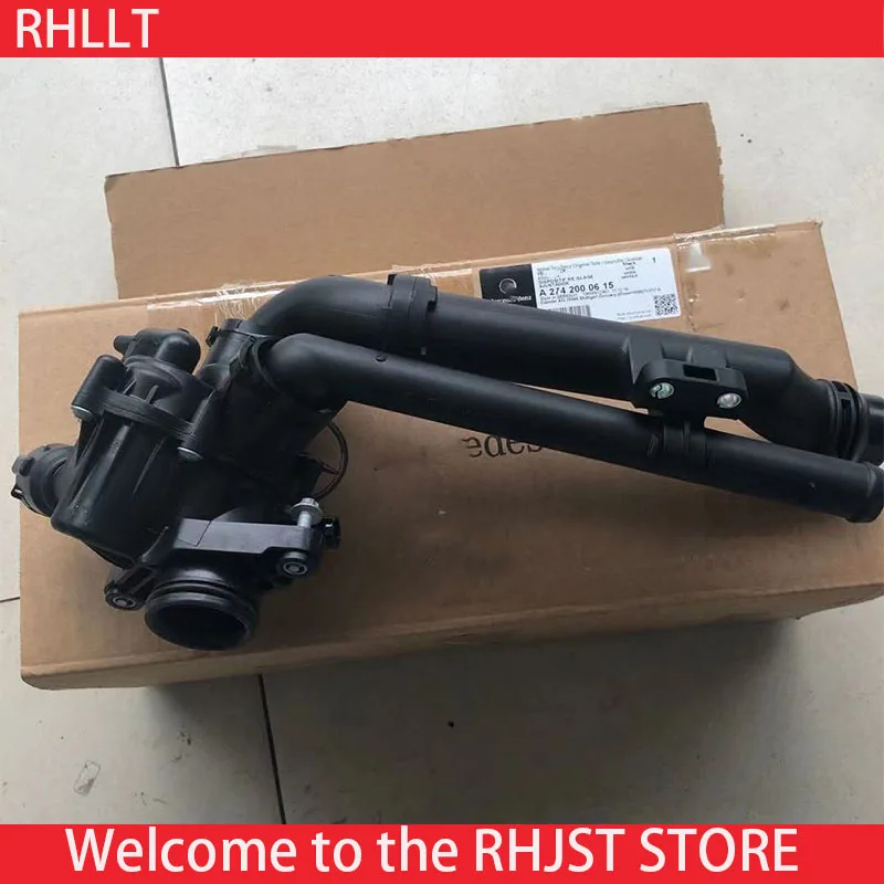 Original 2.0L Engine Coolant Thermostat for Mercedes Benz MEIS BASE C200 C180 C300 CLS260 GLC200 ...