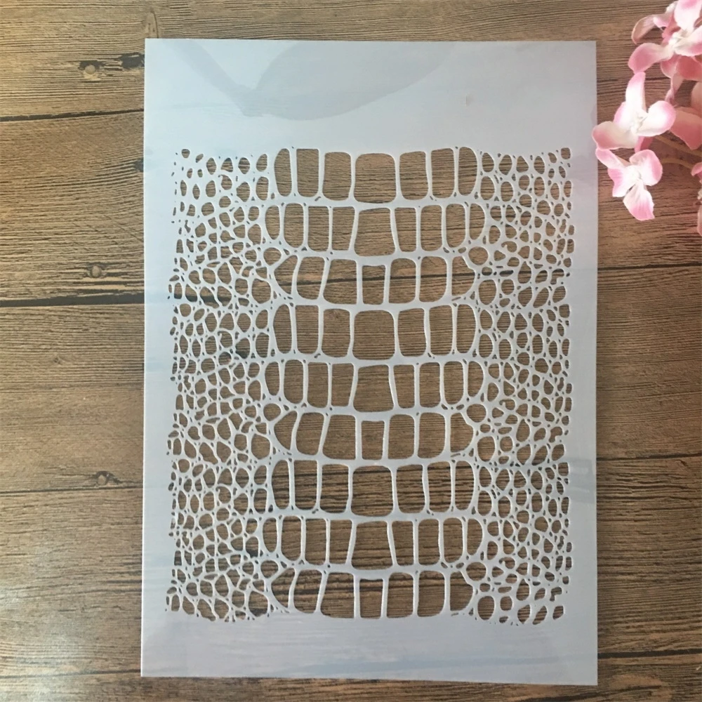 Alligator Skin Stencil