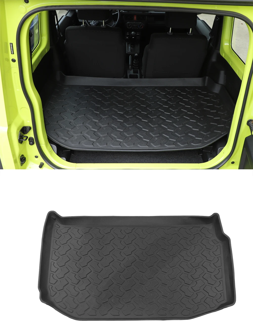 Jimny Tpe Car Trunk Mat, Car Rear Seat Floor Mat For 2019-2020 Suzuki Jimny - Cargo Liner ...