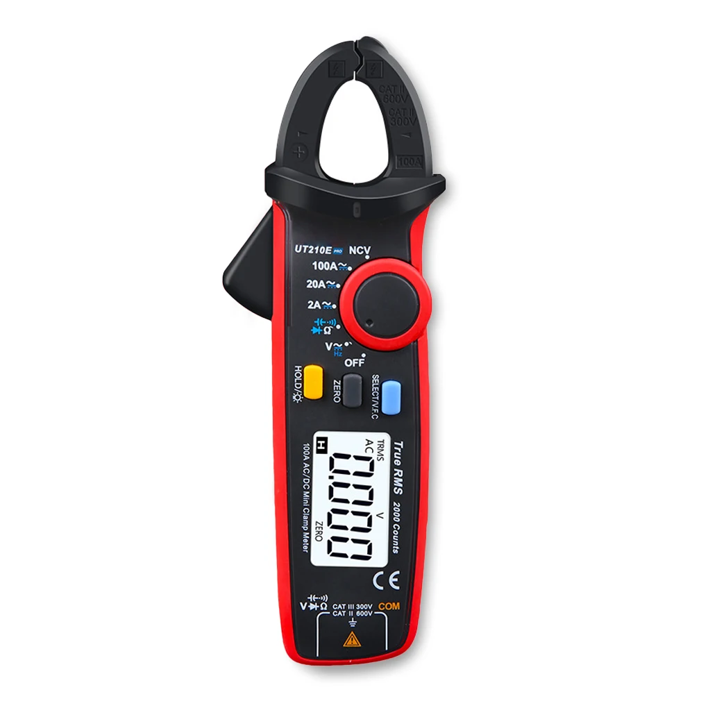 UT210E PRO Digital Clamp Multimeter Non contact True RMS VFC Meter ...
