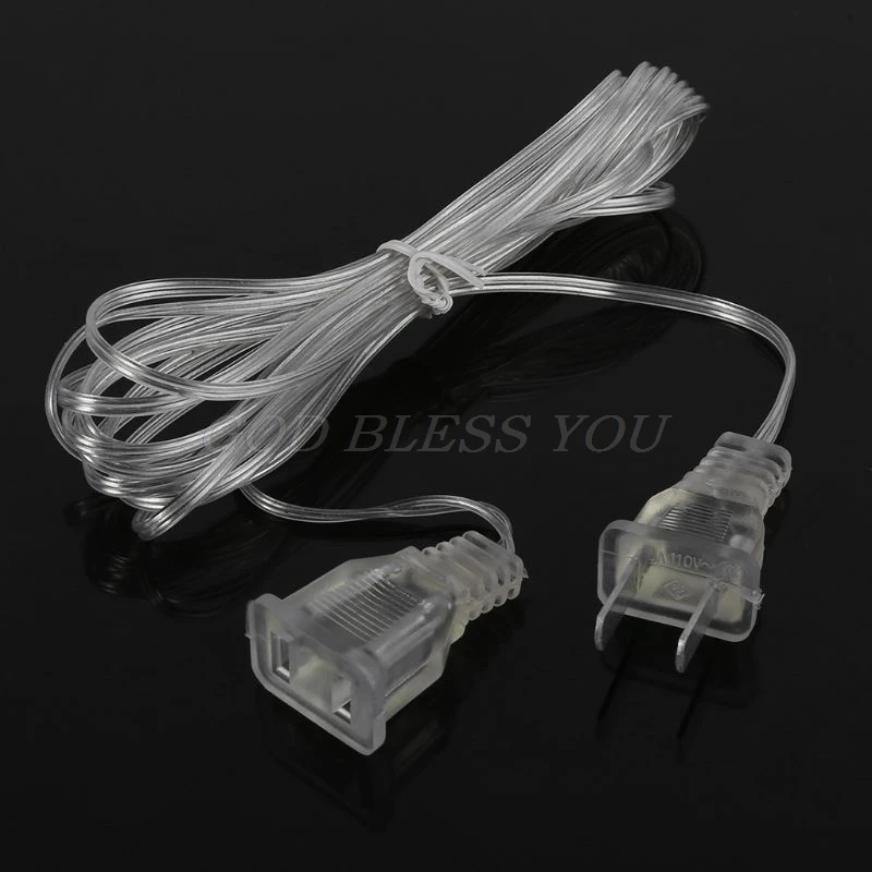 3m Power Extension Cable Plug Extender Wire For LED String Light ...