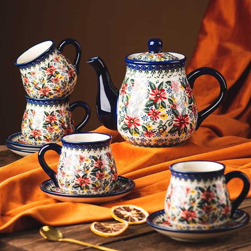 Polish Pottery Tea Sets