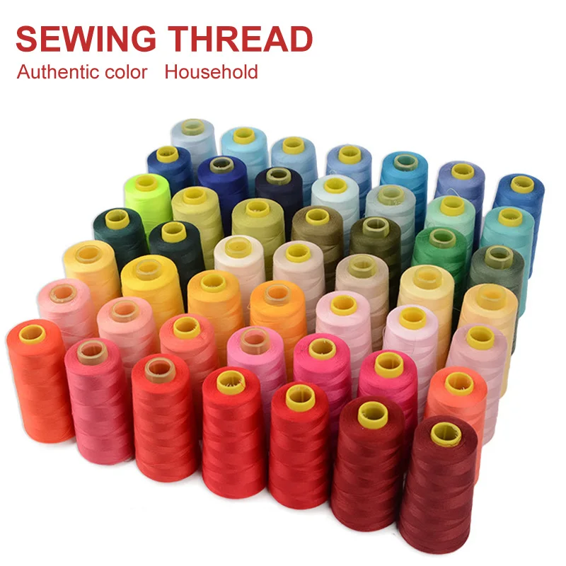 1 Roll Spool 3000 Yards Length Sewing Thread 40S/2 Polyester Thread ...