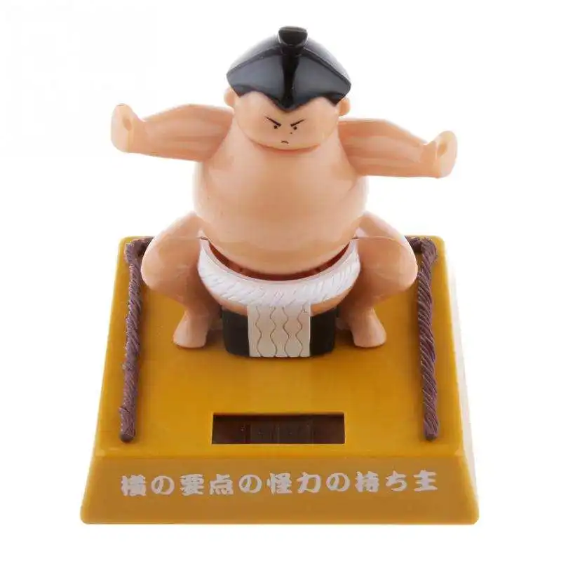 Solar Power Bobblehead Toy Figure Japanese Sumo Wrestler - Figurines ...