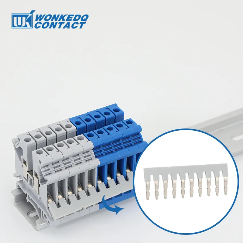 1Pc EB10-6 Jumpers For UK-2.5B/5N UKK/UKKB-5 UDK4 DIKD1.5 Connector EB ...