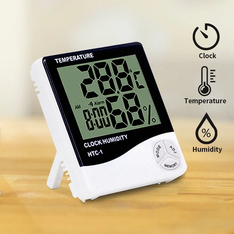 LCD-Digital-Temperature-Humidity-Meter-Hygrograph-Thermometer-Indoor ...