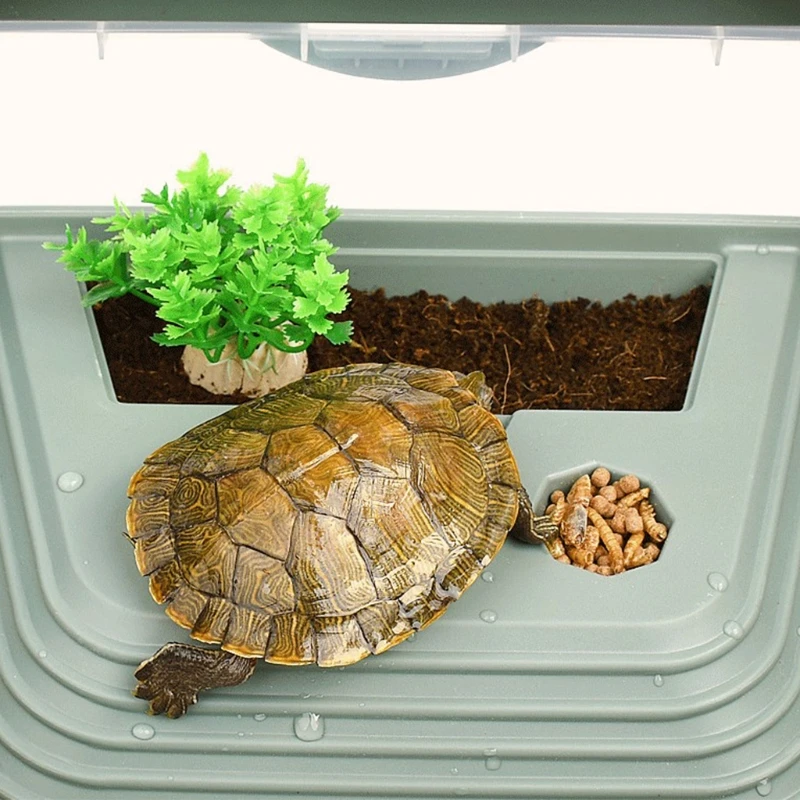517E Reptile Tank Anti-Escape Plastic Spacious House