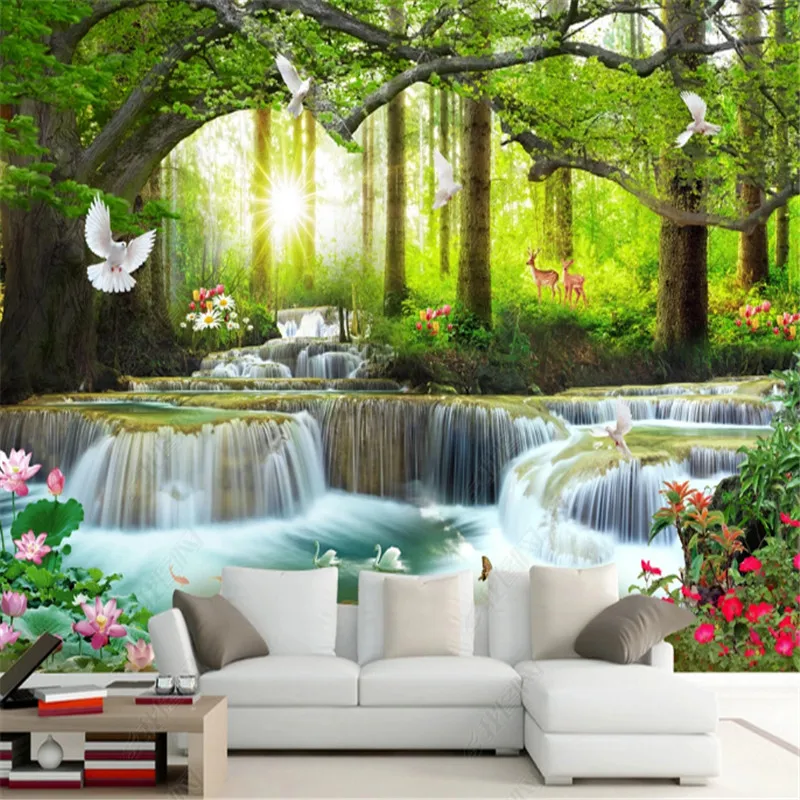 Gambar Pemandangan Air Terjun