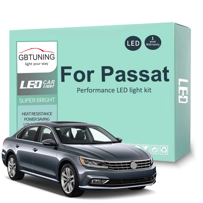Led Interior Light Bulb Kit For Volkswagen Vw Passat B5 B6 B7 Sedan ...