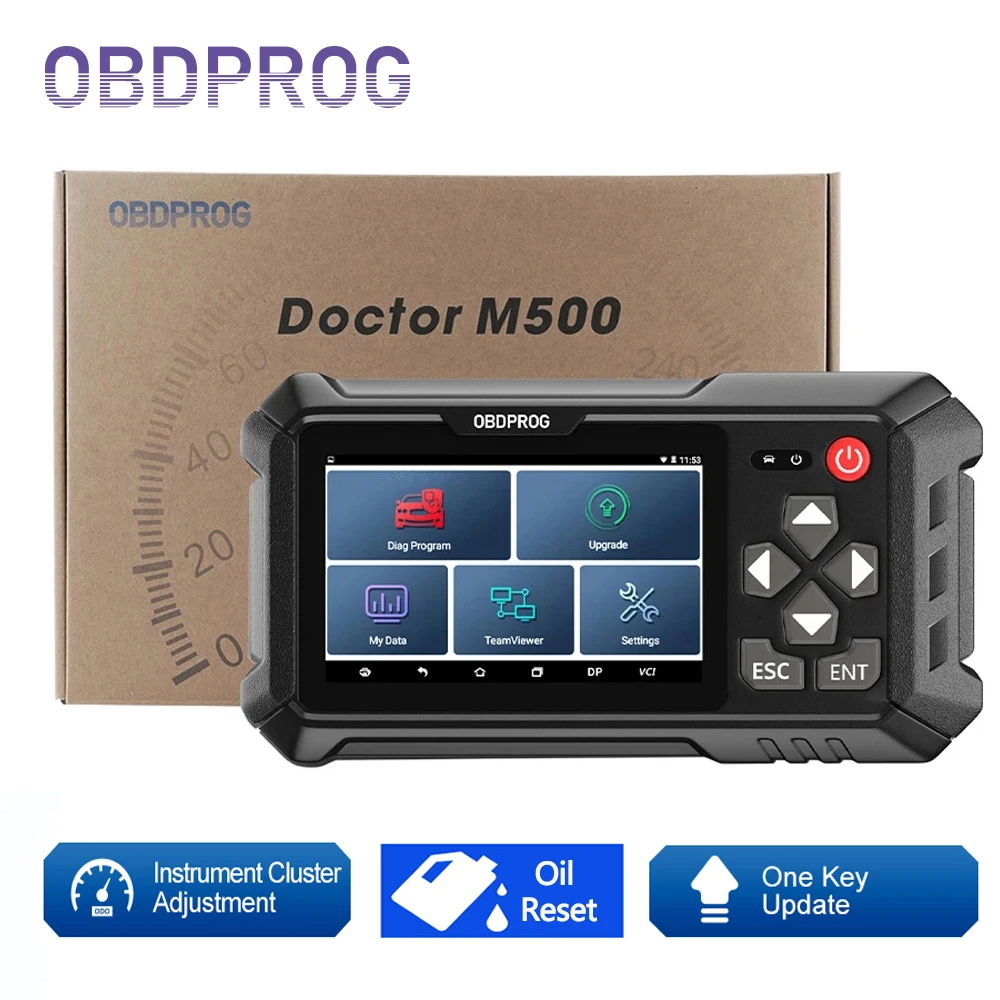 OBDPROG M500 OBD2 Instrument Cluster Correction Tool Professional Oil ...