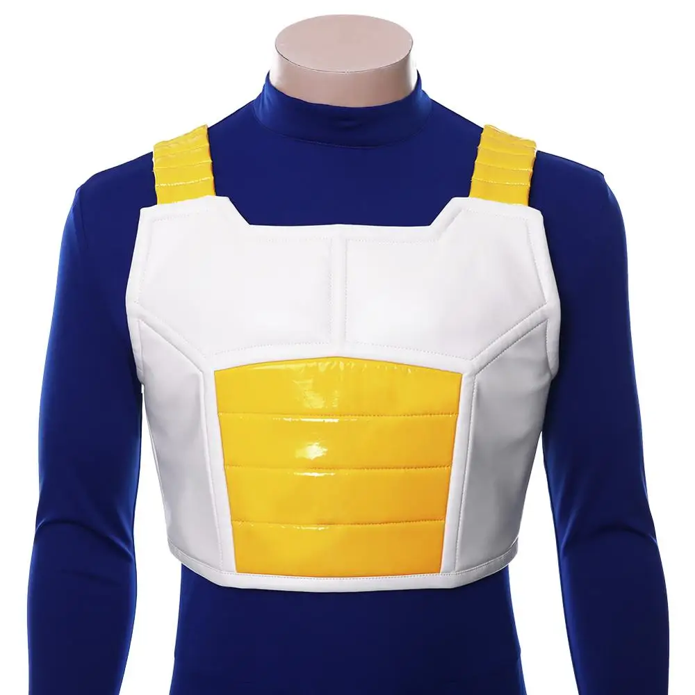 Anime Dragon Ball Z Vegeta Jumpsuit Cosplay Costume Full Set ...