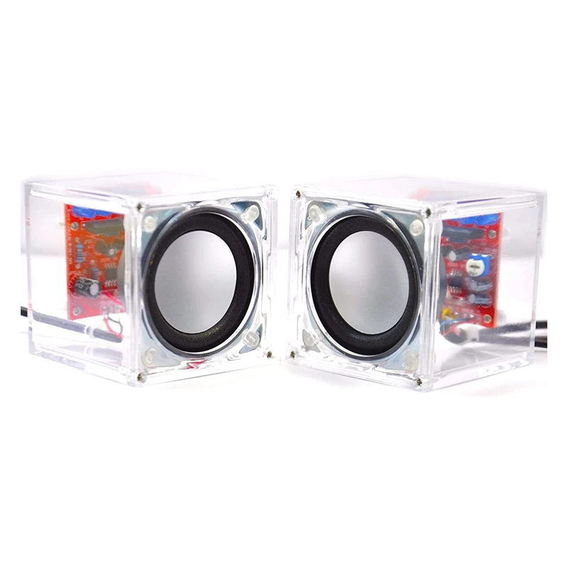 Speakers Sound Amplifier Transparent Speaker Box, 60% OFF