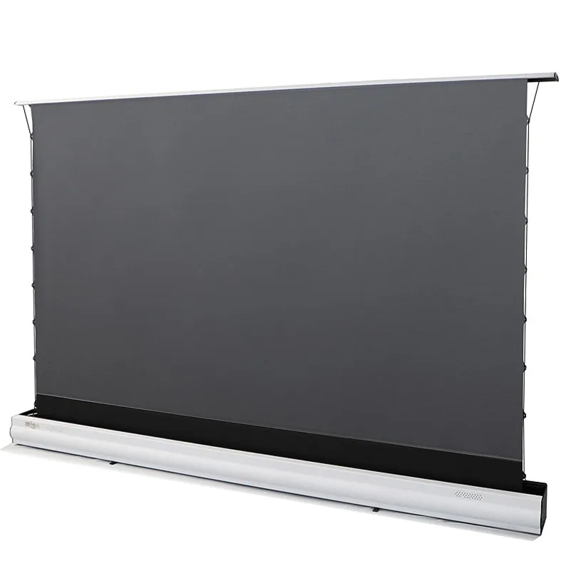 TRINOVISUALS-New-Generation-Alr-Projector-Screen-Motorized-Floor-Screen ...