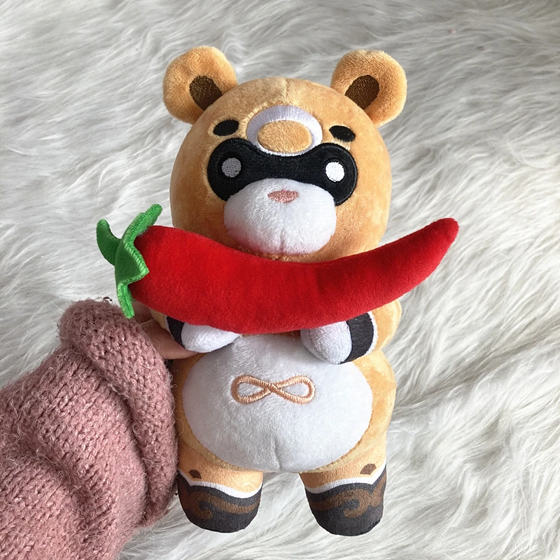 22CM Anime Genshin Impact Xiangling Guoba Gouba Plush Doll Kawaii ...