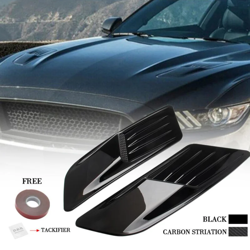 New Hood For Ford Hood Trim Scoop Vent Guards Heat Extractor Insert ...