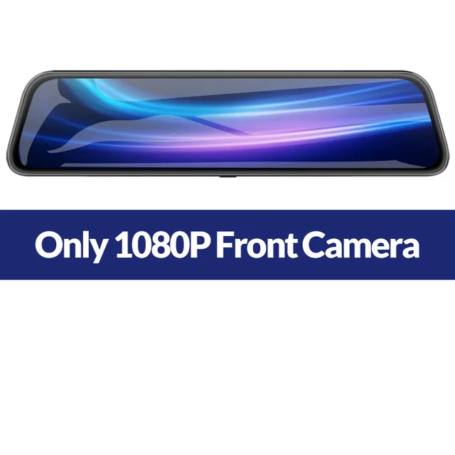 E-ACE 9.66 Inch Car DVR Mirror Video Recorder 1080P Touch Screen ...