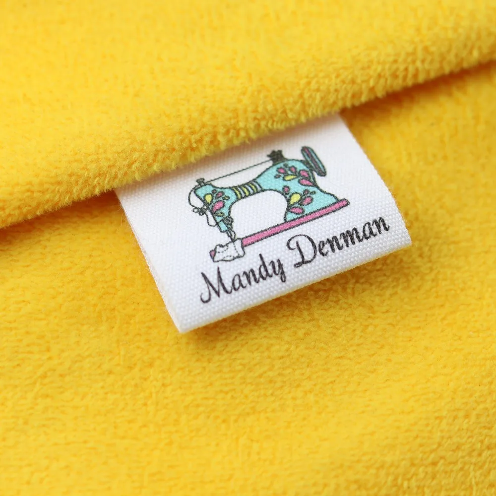 Custom Sewing label, Handmade Tags, Custom kids Name Labels,Cotton ...