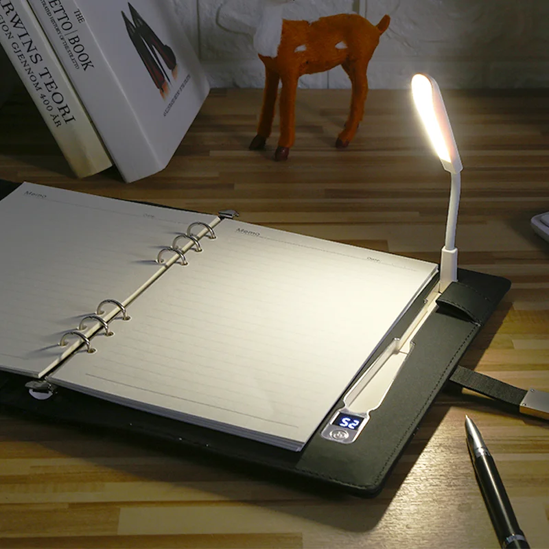 Wireless Charging USB Flash Drive Powerbank A5 Loose leaf Binder Diary ...