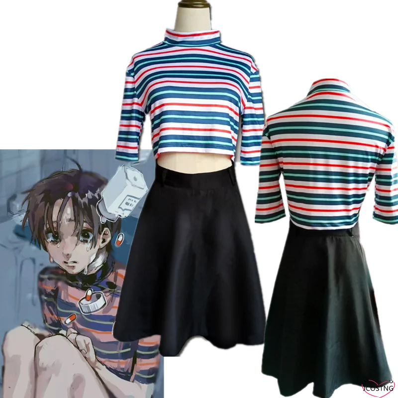 Anime Cosplay Costume Killing Stalking Yoonbum Yoon Bum T Shirt Skirt ...