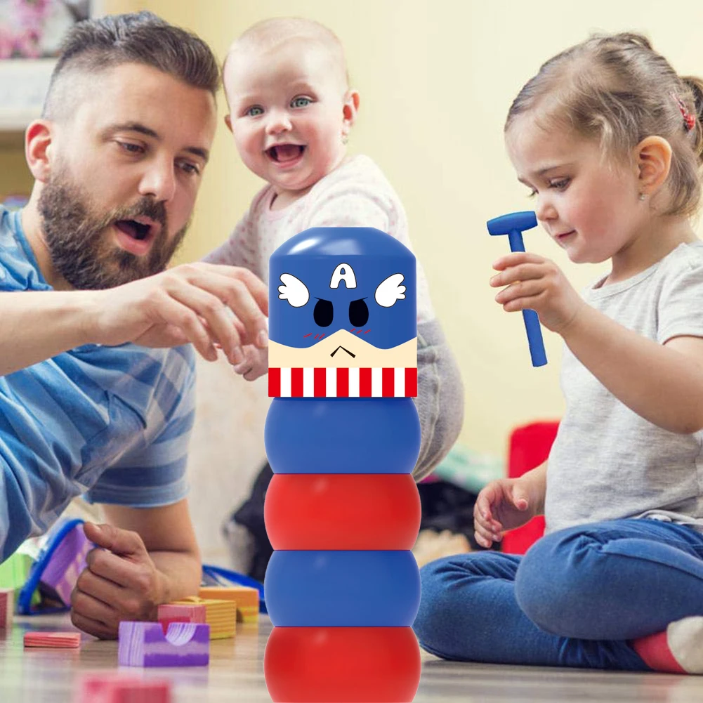 Immortal Daruma Unbreakable Wooden Man Magic Toy Stage Props Wooden ...