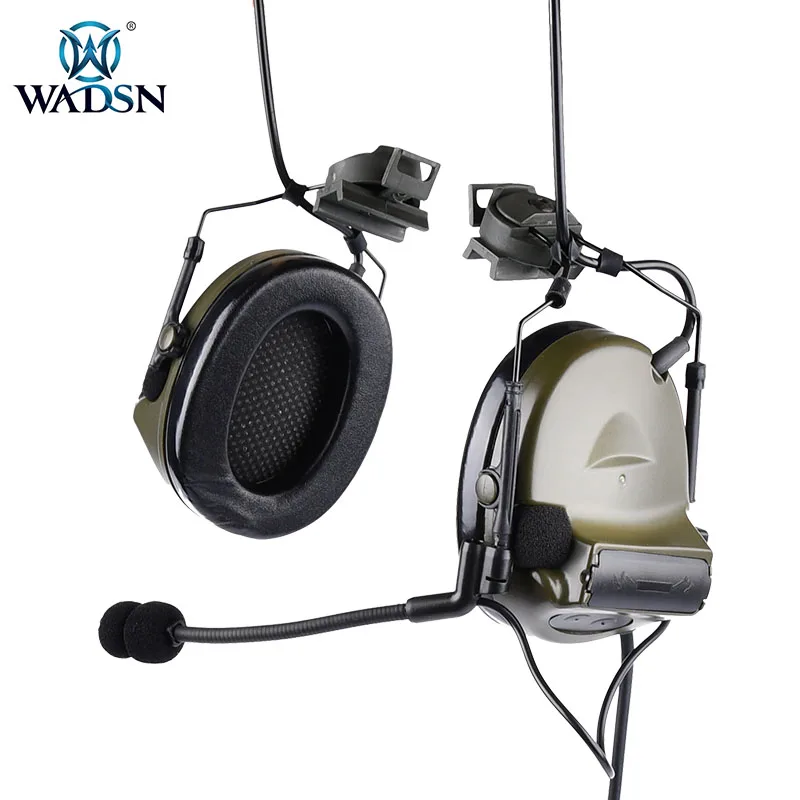 WADSN-Army-Tactical-Hunting-Shooting-Headsets-Military-Helmet-Airsoft ...