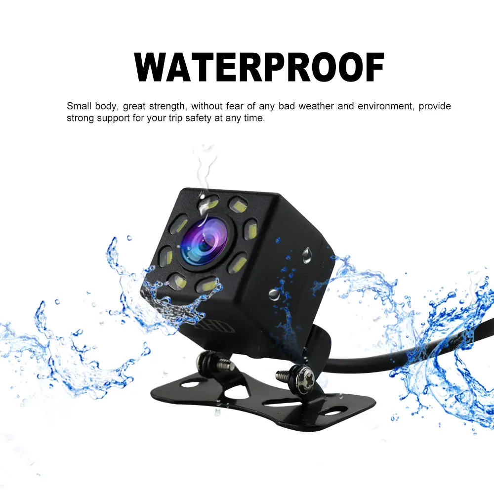 8LED-MINI-Reverse-Camera-Auto-Parking-Waterproof-170-Degrees-Night ...