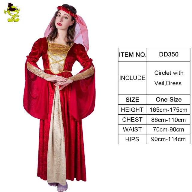 Medieval Princess Costume For Women