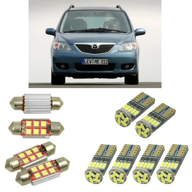 Interior led Car lights For Mazda mpv mk1 LV minivan mk2 LW minivan ...