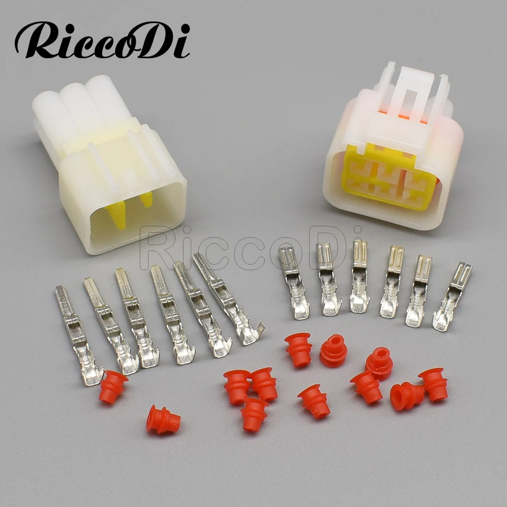 5/10/20Kits Furukawa 6 Pin Way Male Female Waterproof Electric Adapter ...