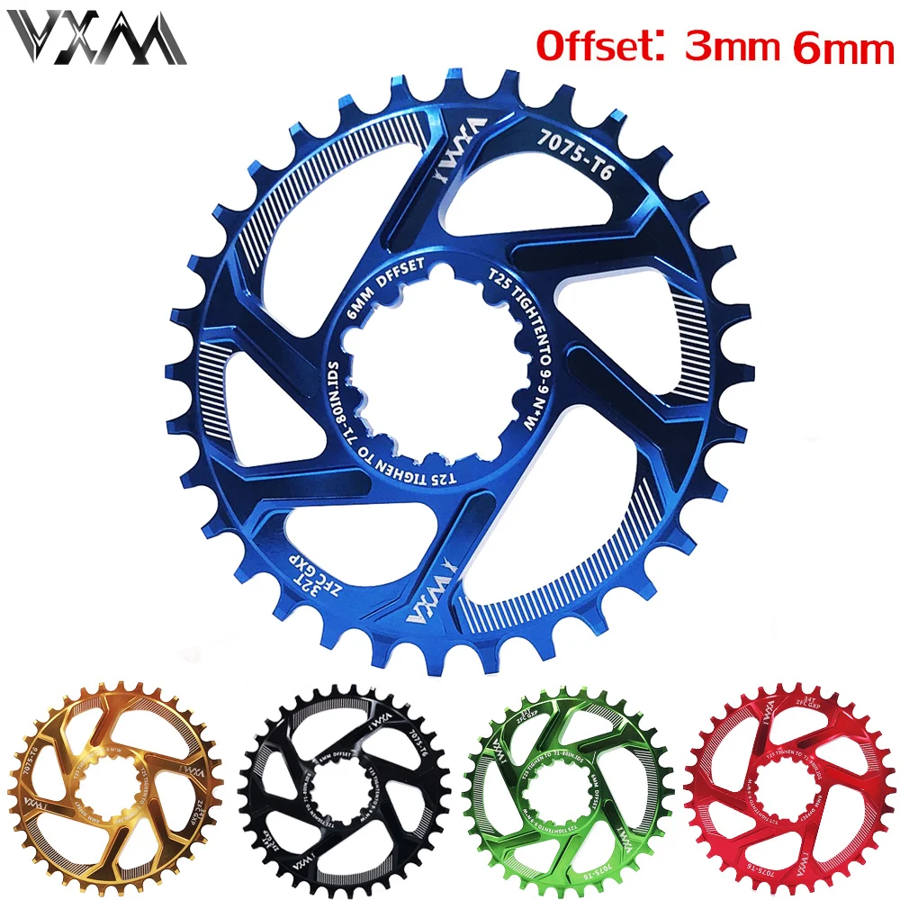 VXM-Mtb-Bike-Chainwheel-Narrow-Wide-Bicycle-Chainring-Offset-3mm-6mm ...