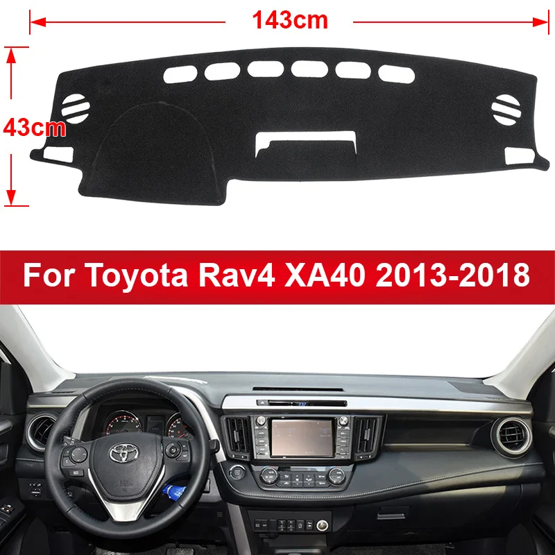 For-Toyota-Rav4-XA40-2013-2018-2014-2015-2016-2017-Dashboard-Cover ...