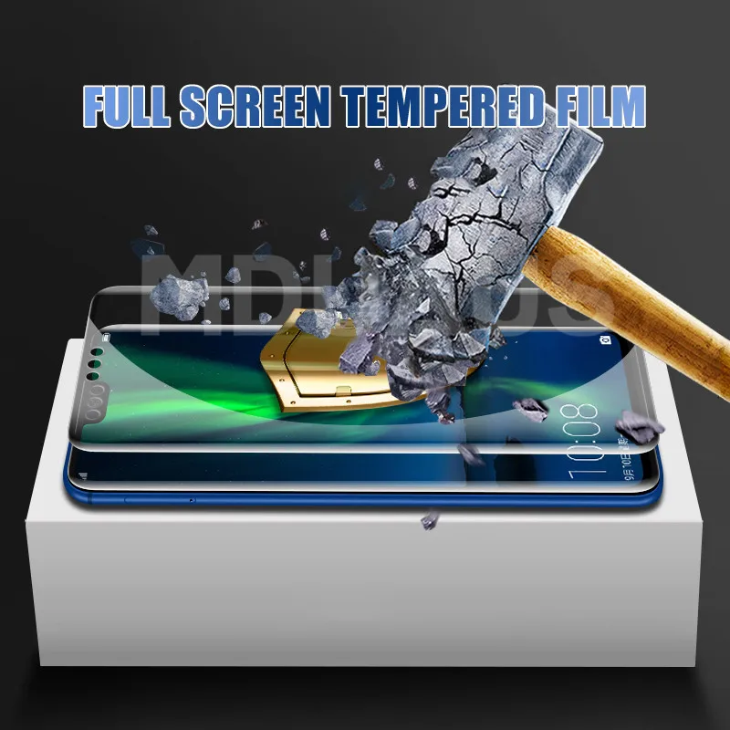 9D закаленное стекло для huawei Honor 8X 8C 8A 9i 10i 20i 20 V20 V10 V9 Play Note 10 Защитная ...