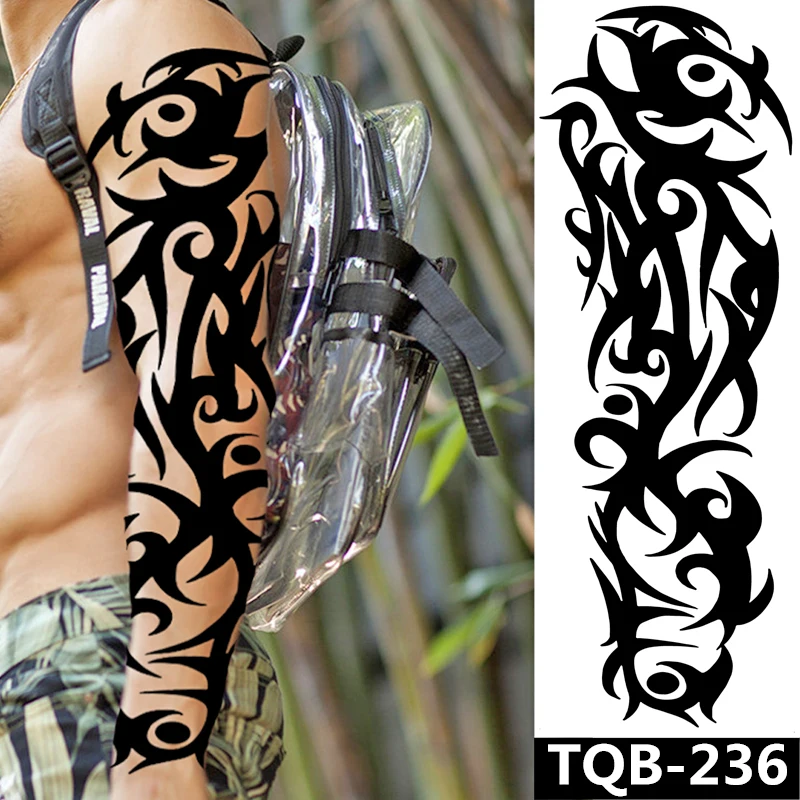 Tribal Fire Arm Tattoo
