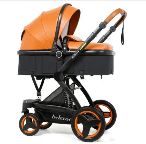 Belecoo Luxury Multifunctional Baby Stroller 2 in 1 Carriage High ...