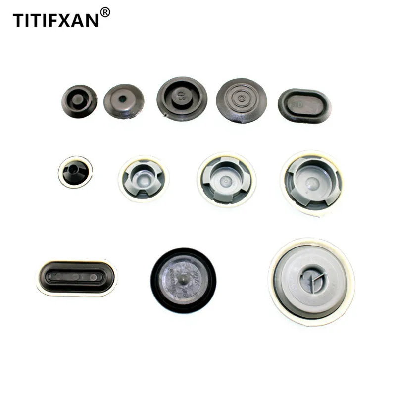 2Pcs Car Chassis Spare Tire Round Hole Dust Plugs Waterproof Cover ...