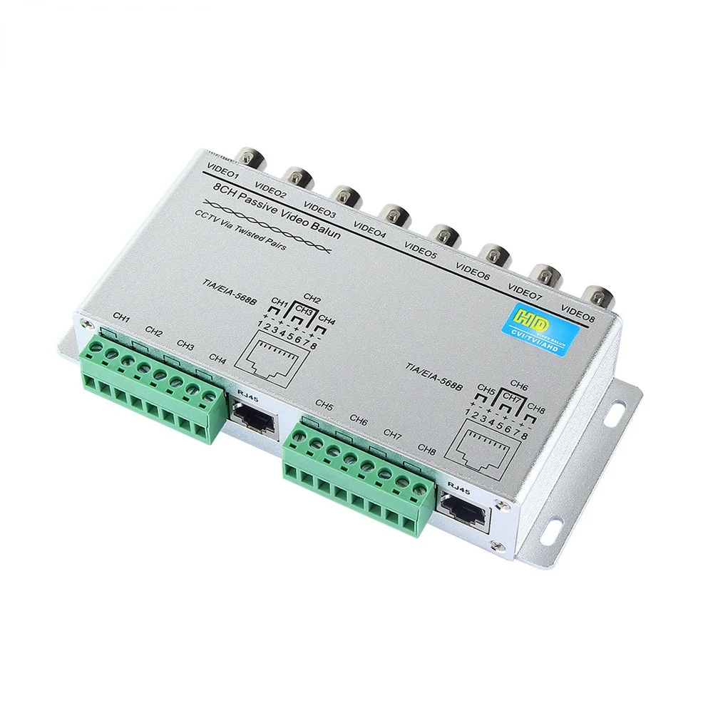 4CH-8CH-HD-CVI-TVI-AHD-Passive-Transceiver-8Channels-Video-Balun ...