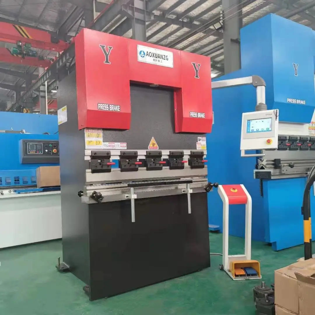 Buy New 30T 40T Mini Hydraulic Press Brake Metal Sheet Bender With TP10 Control System ...
